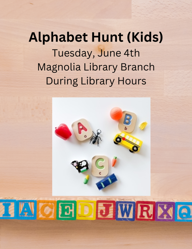 Alphabet Hunt (Kids | Putnam County Library